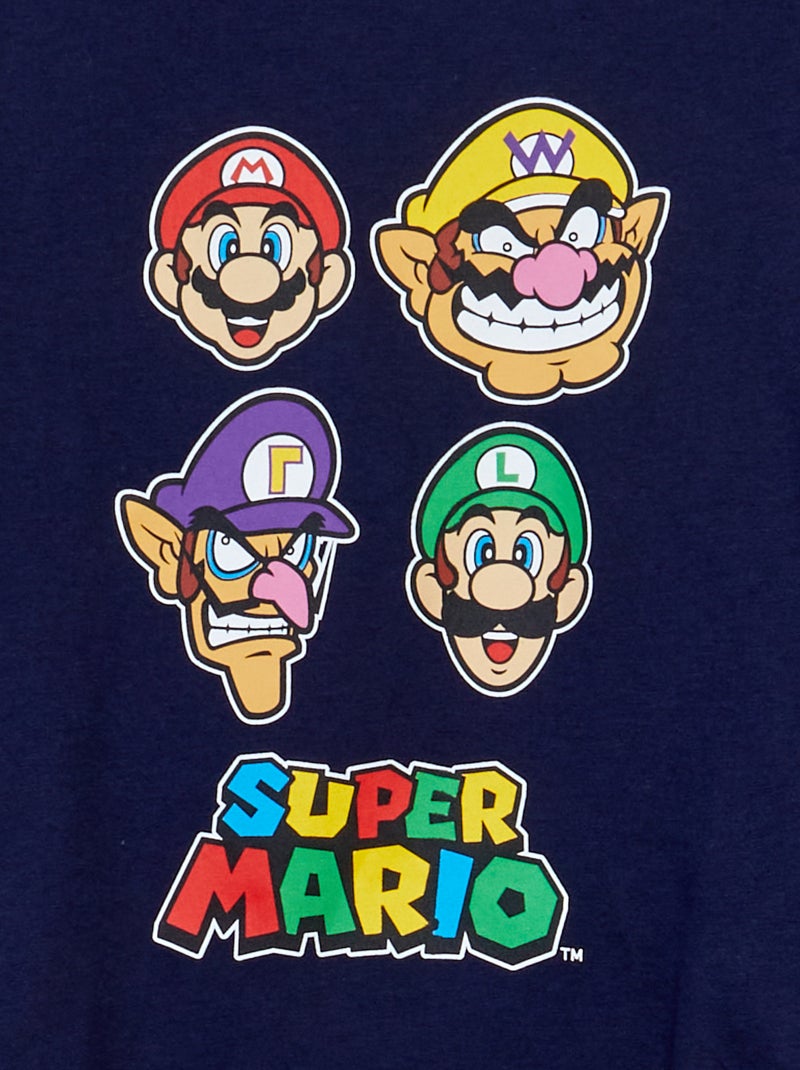 Pyjama long 'Mario' - Bleu - Kiabi - 13.00€