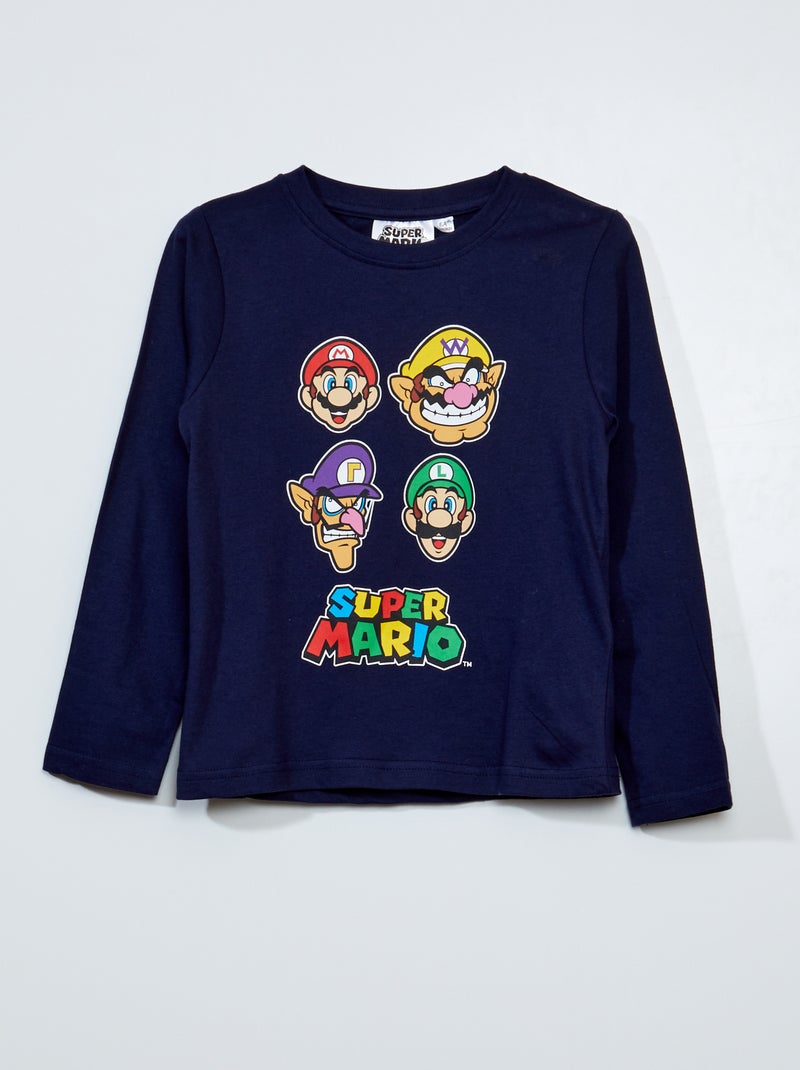 Pyjama long 'Mario' - Bleu - Kiabi - 13.00€