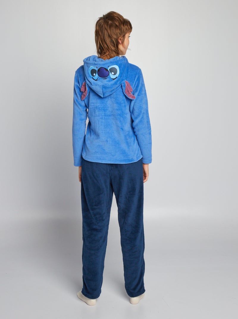 Pyjama long 'Stitch' - 2 pièces - Bleu - 25.00€ - Kiabi