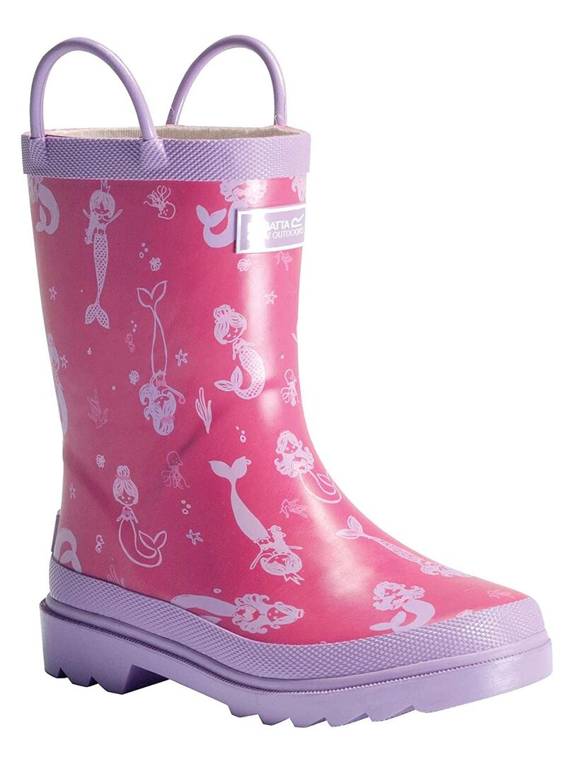 Regatta - Bottes de pluie MINNOW - Rose clair - Kiabi - 26.99€