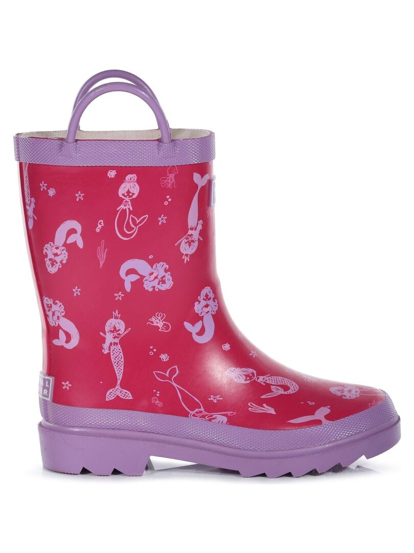Regatta - Bottes de pluie MINNOW - Rose clair - Kiabi - 26.99€