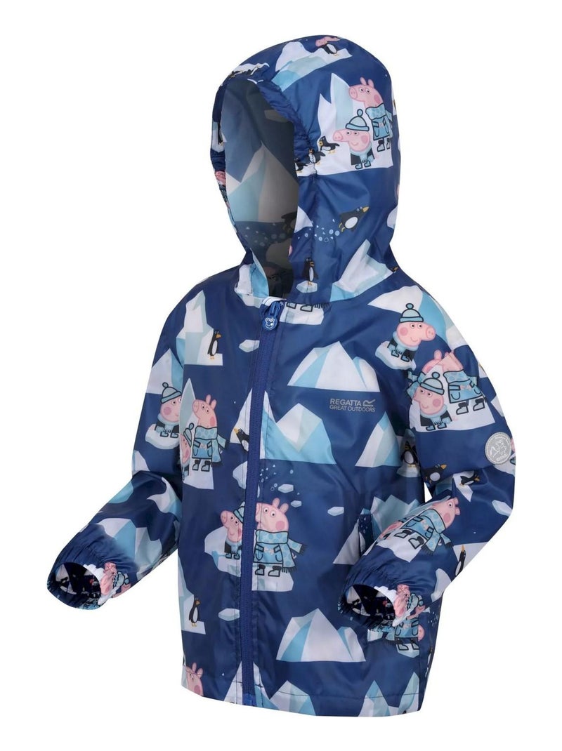 Regatta - Veste imperméable PENGUIN (George Pig, Peppa Pig) - Bleu ...