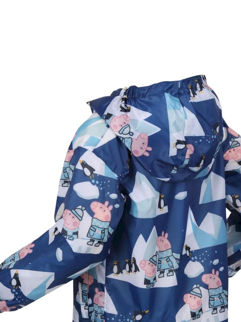 Regatta - Veste imperméable PENGUIN (George Pig, Peppa Pig) - Bleu ...