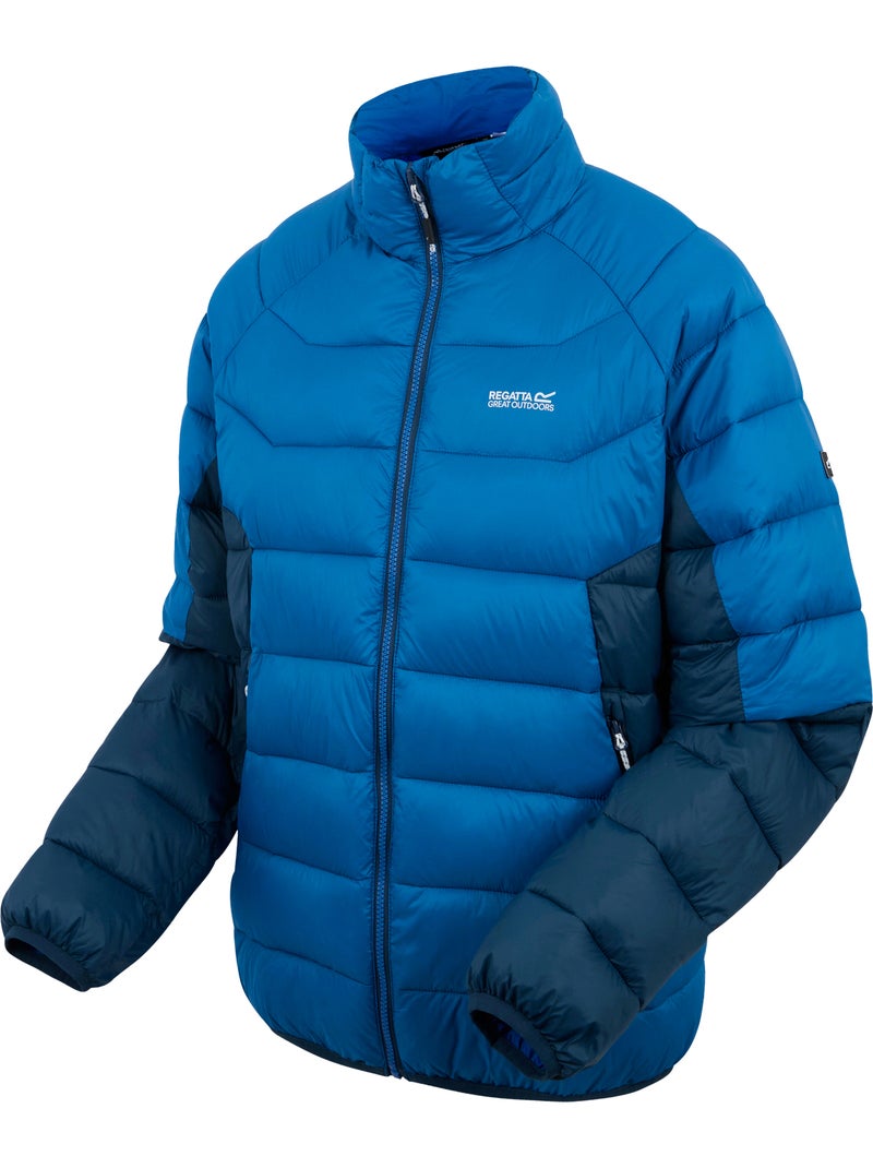 Regatta - Veste matelassée DALENT - Bleu marine/Orange fluo - Homme ...