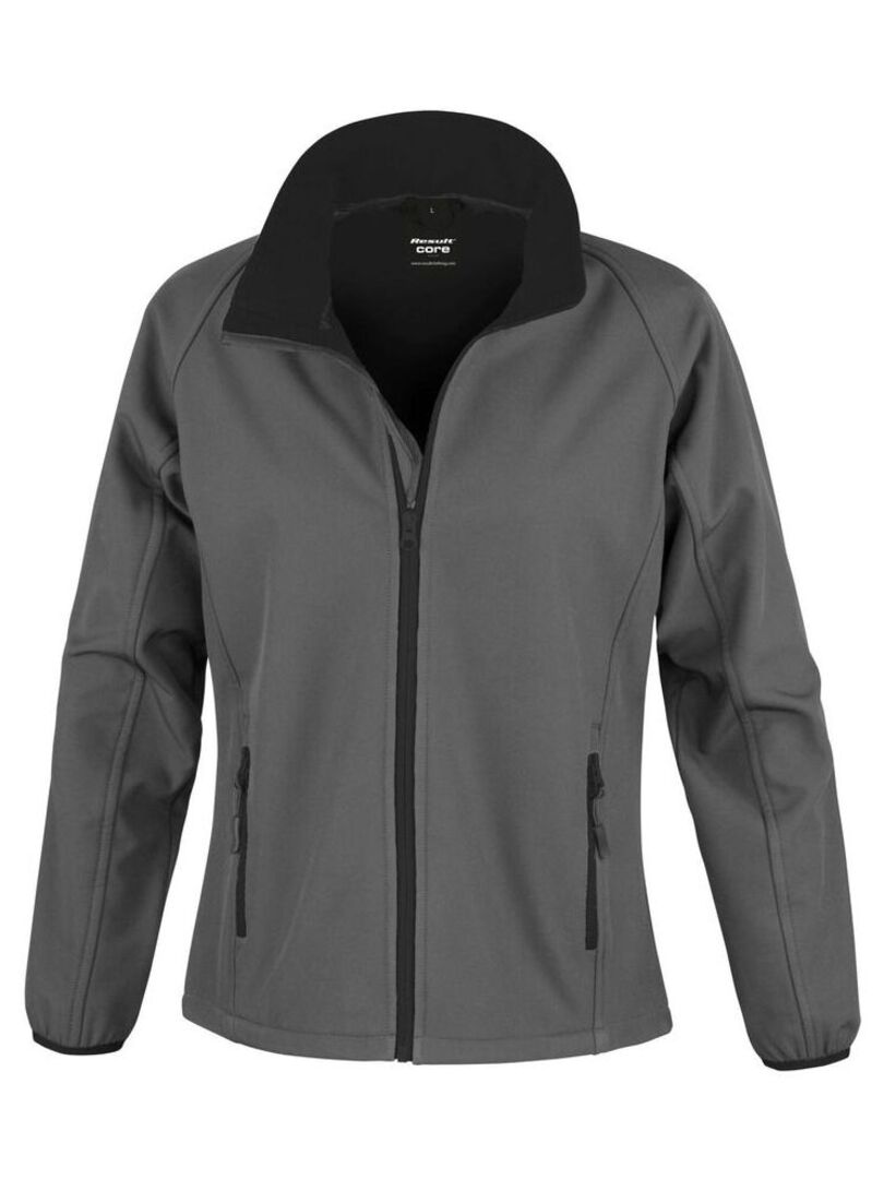 Result Core - Veste softshell - Gris Gris anthracite - Kiabi - 28.99€