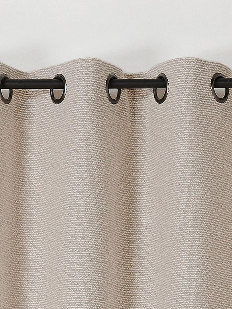 Rideau à l'aspect texturé en bouclette - Beige - Kiabi - 102.47€