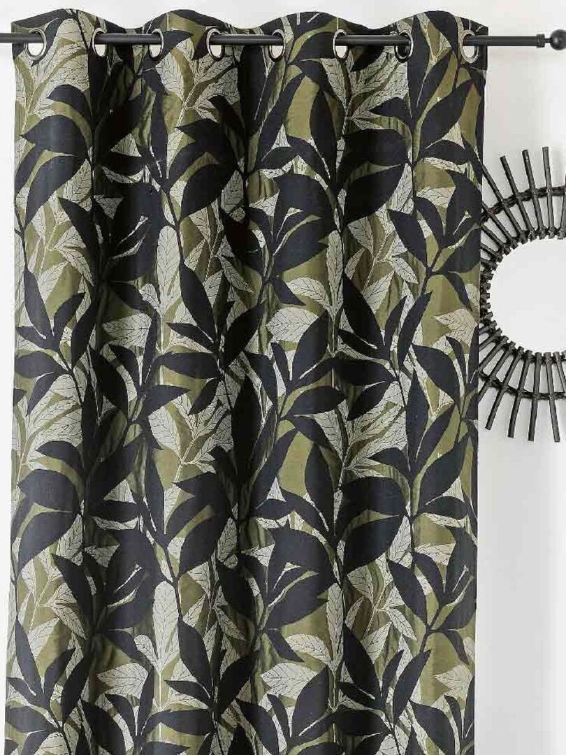 Rideau d'ameublement aux feuillages exotiques - Vert - Kiabi - 65.10€ Rideau d'ameublement aux feuillages exotiques - Vert - Kiabi - 65.10€