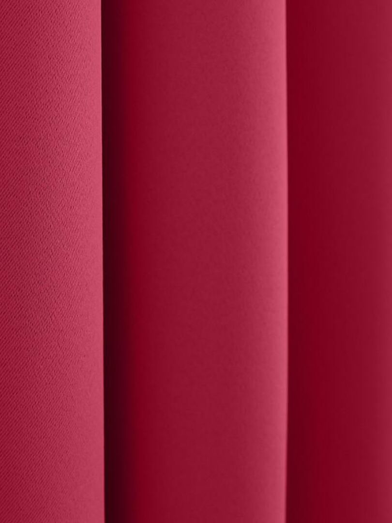 Rideau Occultant Rouge 140 X 260 Cm - Rouge - Kiabi - nu€