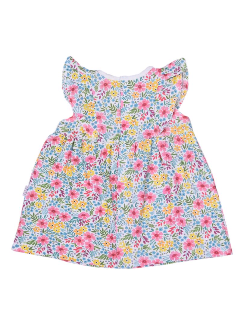 Robe bébé avec bandeau en coton, ANNE - Multicolore - Kiabi - nu€