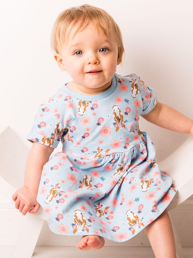 Robe Bella the Horse Blade & Rose - Bleu Rose - Kiabi - 17.50€