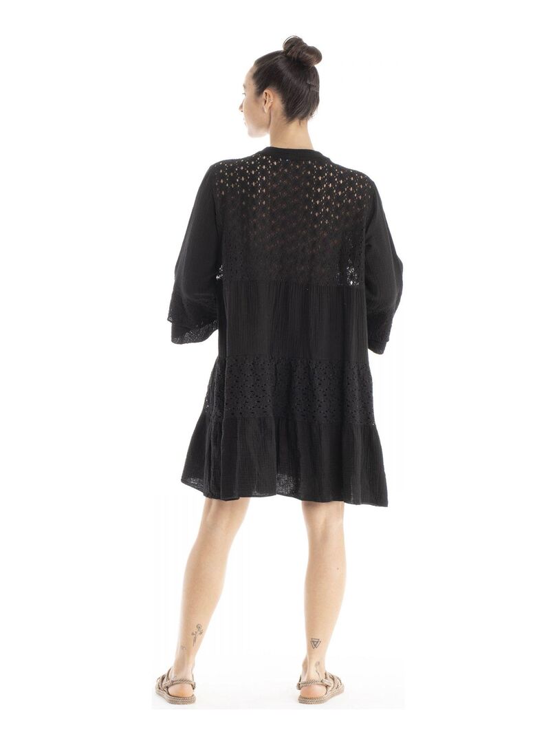 Robe col mao MORINA - Gérard Pasquier - Noir Noir - Kiabi - 47.40€