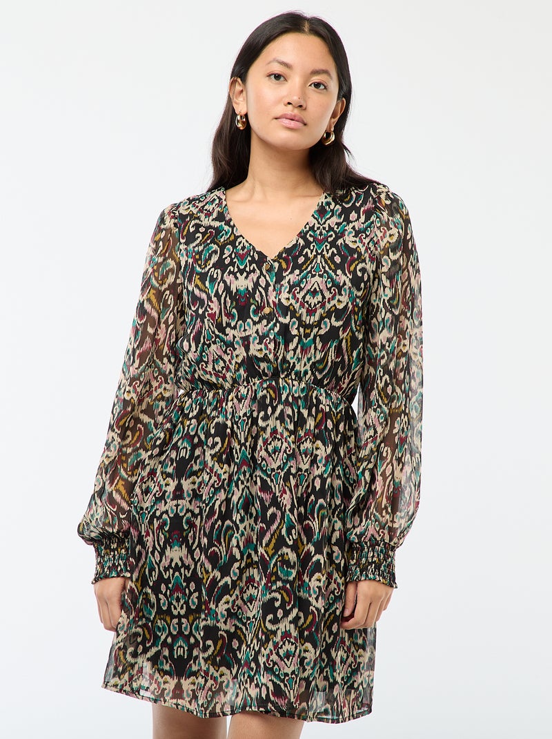 Robe courte en voile 'JDY' - Rouge - Femme - 35.00€ - Kiabi