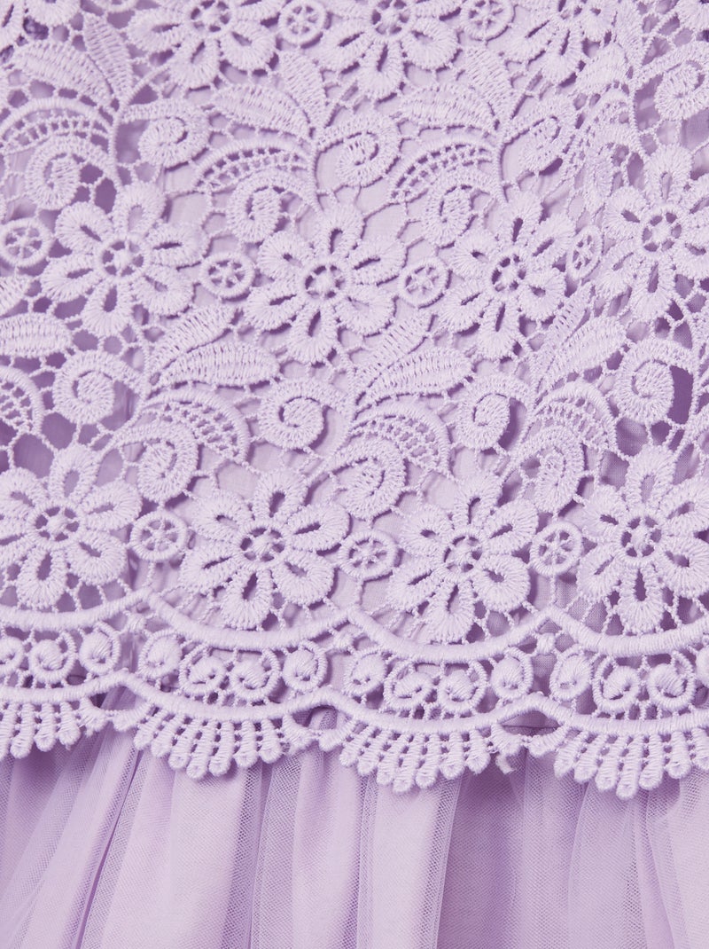 Robe de cérémonie - Violet - Fille - 18.00€ - Kiabi