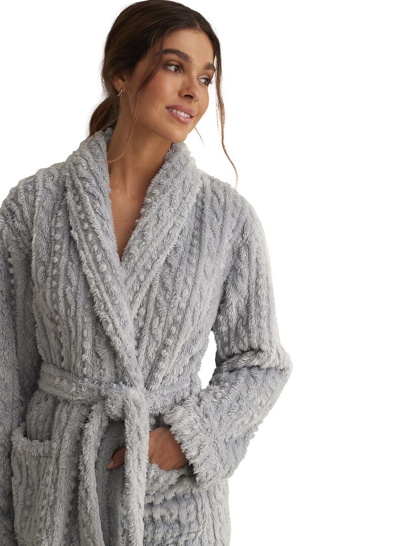 Robe de chambre SUPERSOFT COMPLEMENTOS - Bleu - Kiabi - 70.00€