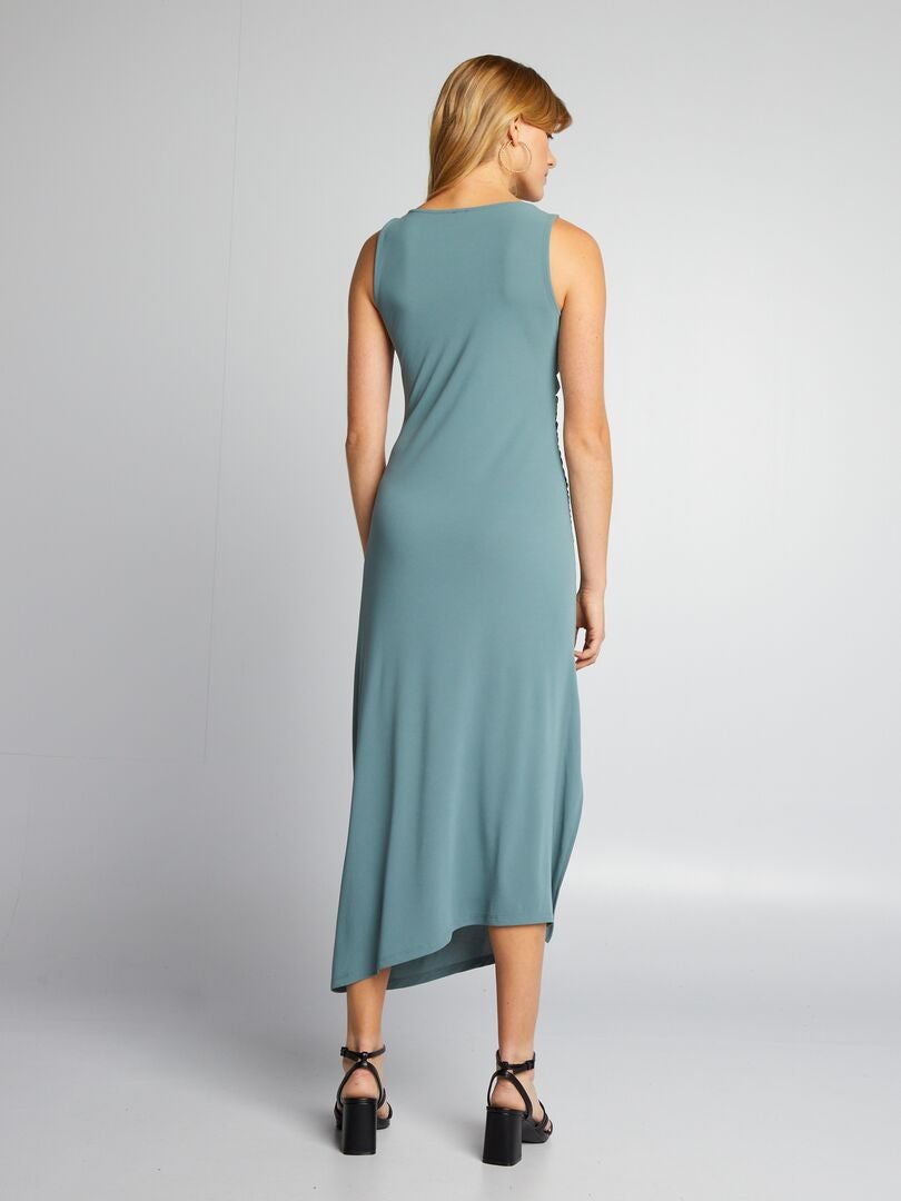 Robe drapée à col bénitier - Bleu - Kiabi - 18.00€