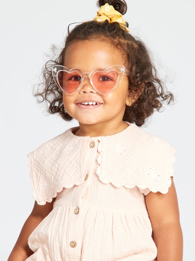 Robe en gaze de coton - Rose - Bébé fille - 18.00€ - Kiabi