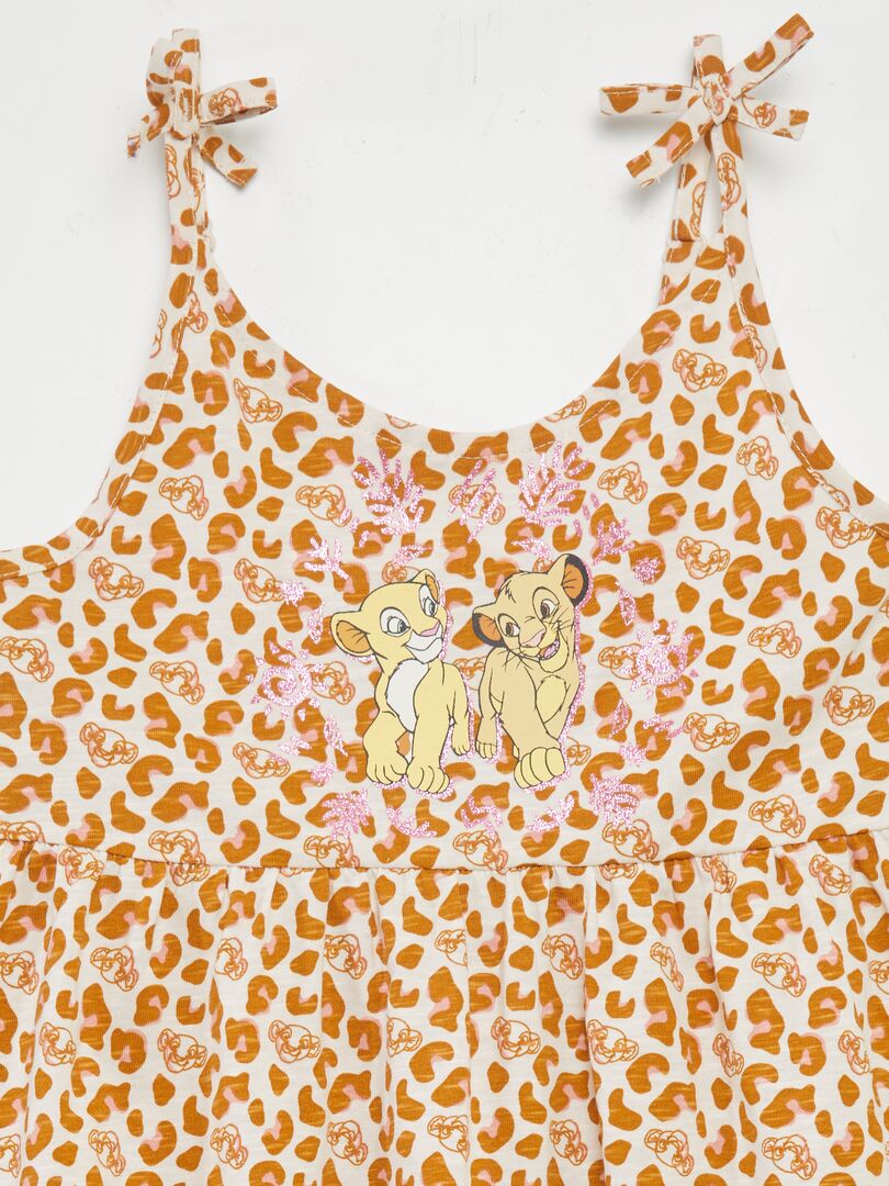 Robe en jersey à bretelles 'Disney' - Orange - Kiabi - 10.00€