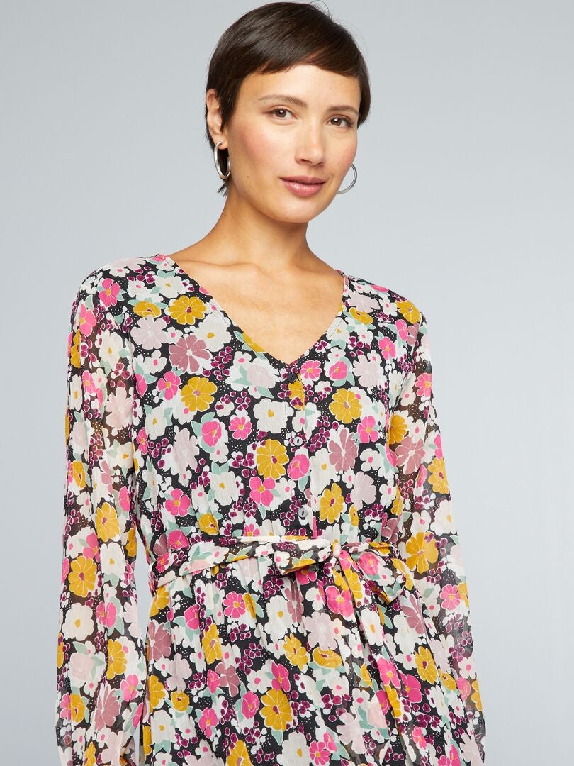 Robe en voile courte évasée 'JDY' - Rouge - Kiabi - 27.00€