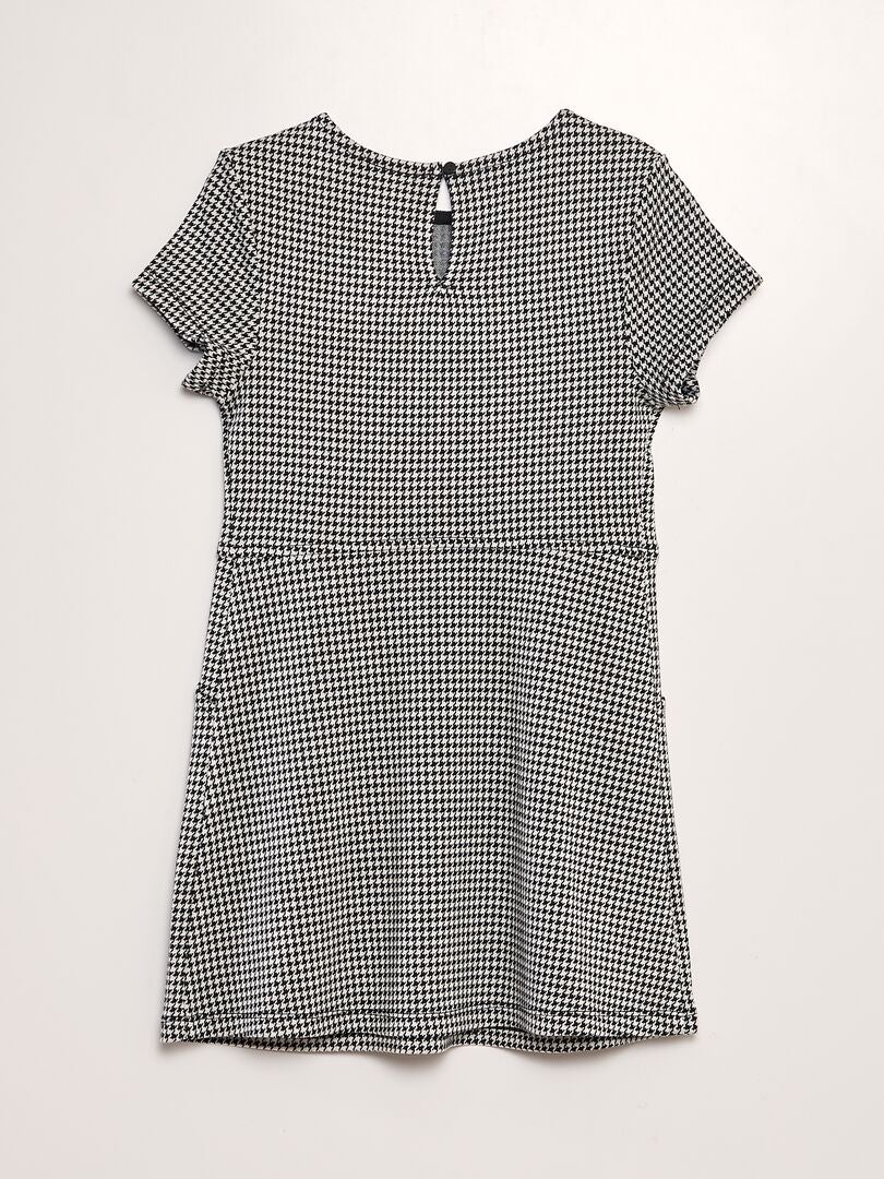 Robe évasée En Jersey Noir Blanc Kiabi 10 00€