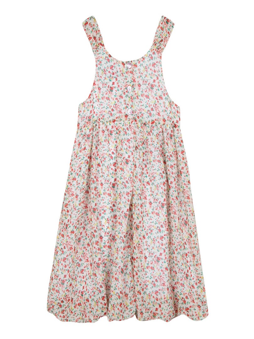 Robe Forme Boule Imprimée 'floriane' - Rouge - Kiabi - nu€