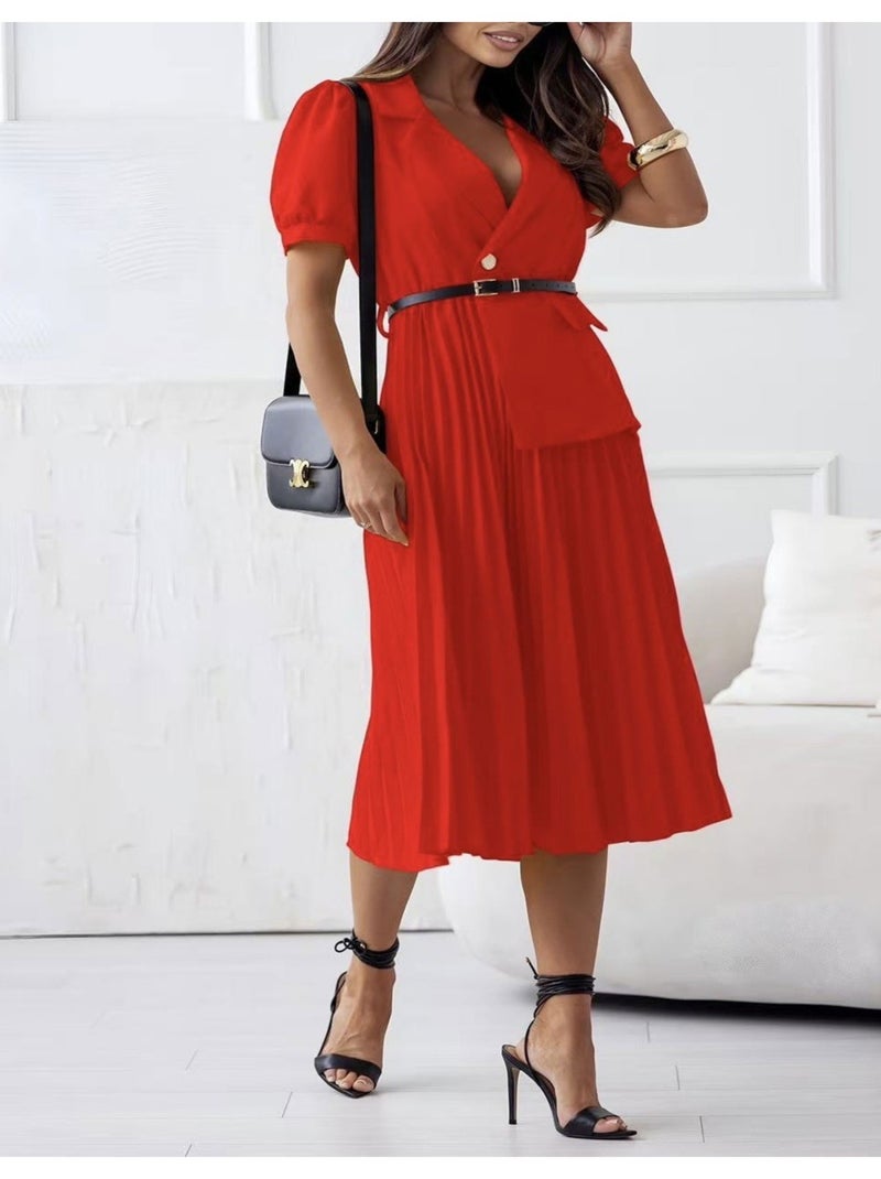 Robe Kebello - Rouge - Femme - 39.99€ - Kiabi