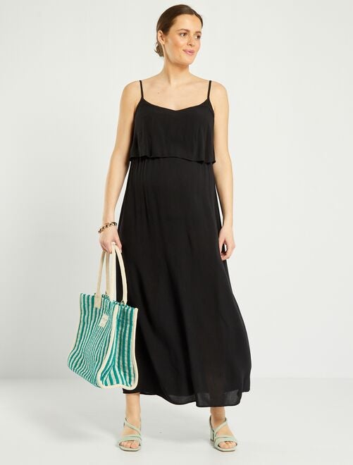 Robe longue fines bretelles