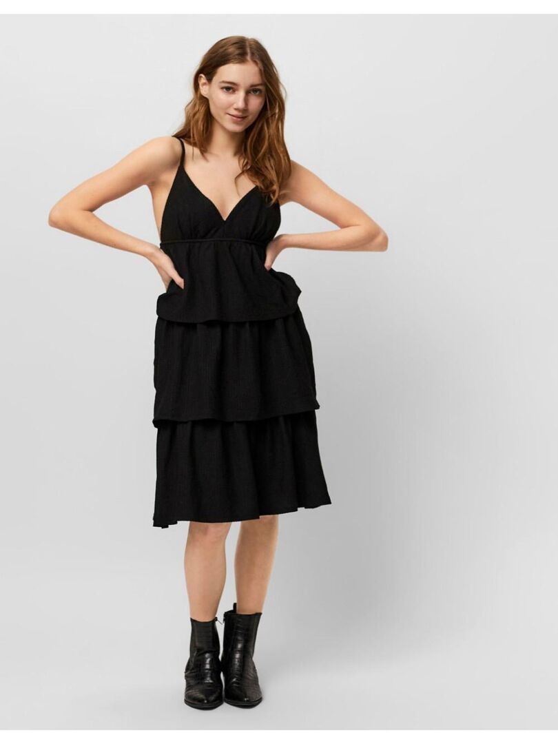 Robe longue Vero Moda - Noir Noir - Kiabi - 12.00€