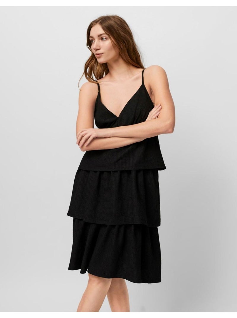Robe longue Vero Moda - Noir Noir - Kiabi - nu€