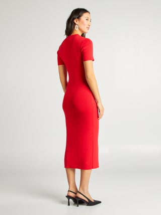 Robes rouges femme : découvrez nos modèles - Kiabi