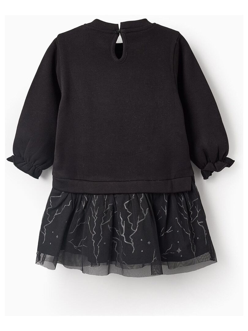 Robe Percale, tulle, brillant HALLOWEEN - Noir - Kiabi - 32.99€