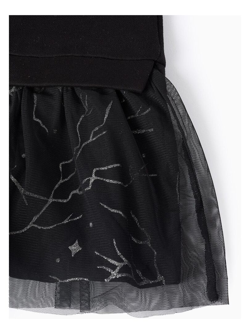 Robe Percale, tulle, brillant HALLOWEEN - Noir - Kiabi - 32.99€
