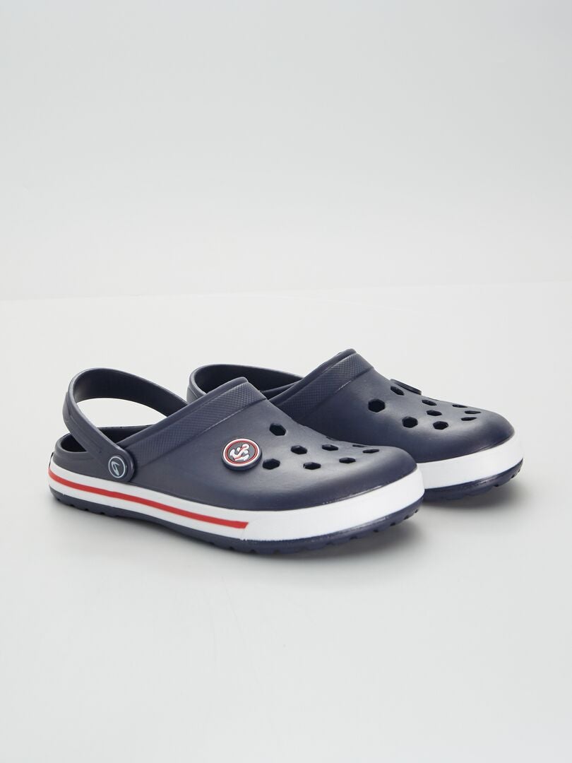 Sabots 'ancre' - Bleu - Kiabi - 6.00€