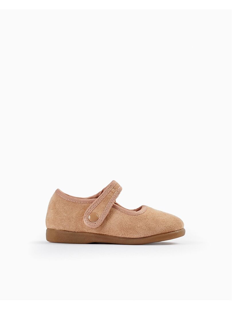 Sabots en daim pour bébé fille BROTHERS&SISTERS - Beige clair - Kiabi ...