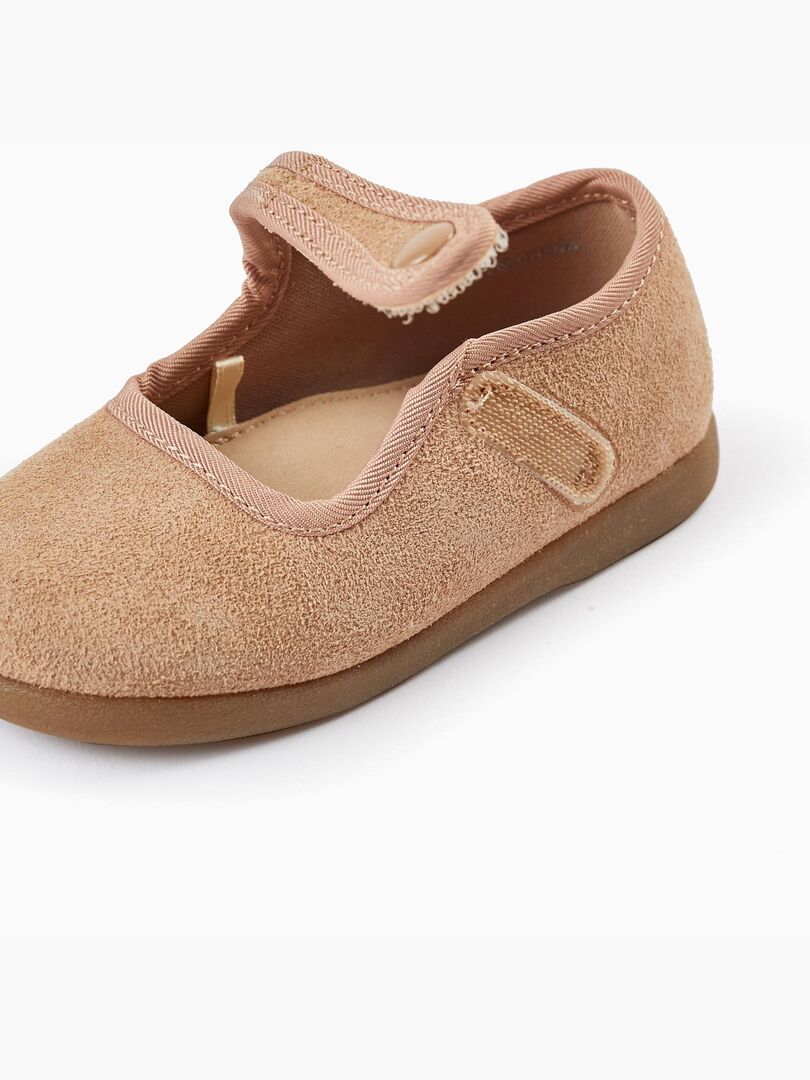 Sabots en daim pour bébé fille BROTHERS&SISTERS - Beige clair - Kiabi ...