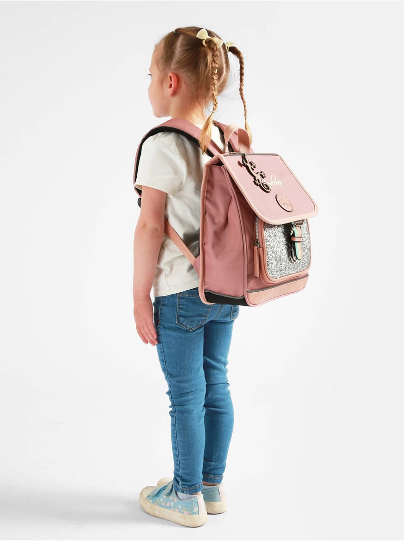 Sac À Dos 1 Compartiment Cameleon - Gris Rose - Enfant - 49.90€ - Kiabi