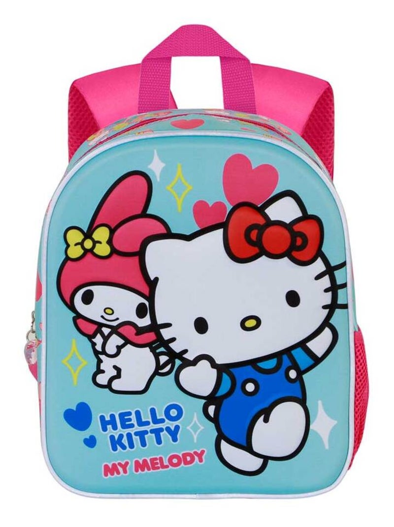 Sac à Dos 3D Elite - Hello Kitty Friendship - Bleu - Taille Unique ...