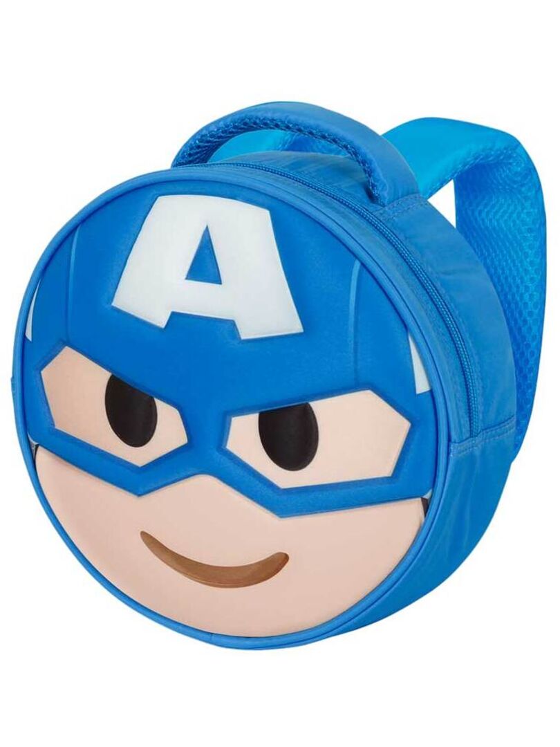 Sac à dos Emoji - 0 Send - Bleu - Kiabi - 27.90€