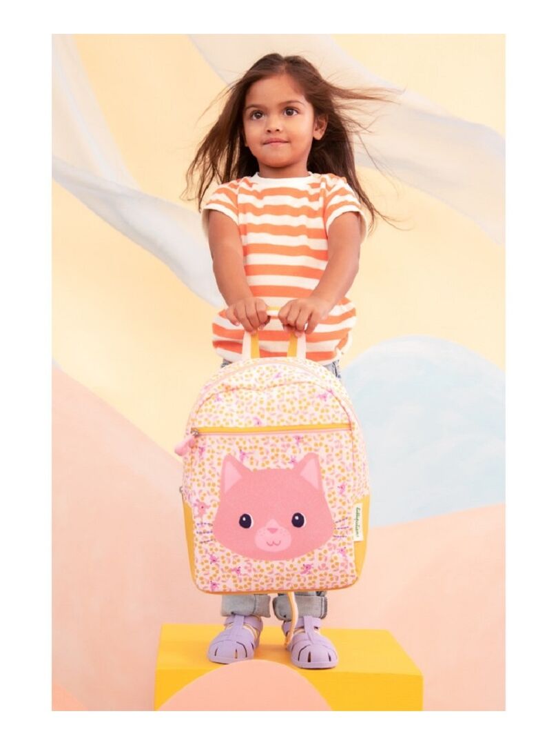 Sac à dos Jeanne le chat - Rose - Kiabi - 39.90€