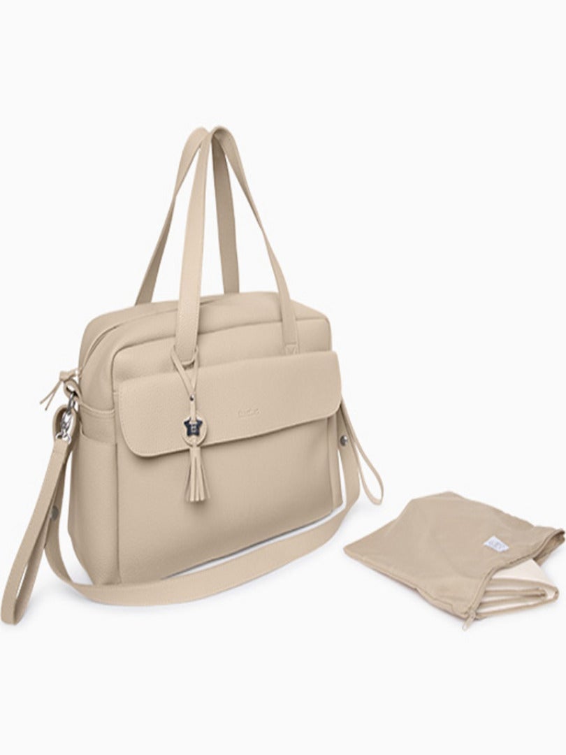 Sac À Langer À Bandoulière Love Beige - Beige - Kiabi - nu€