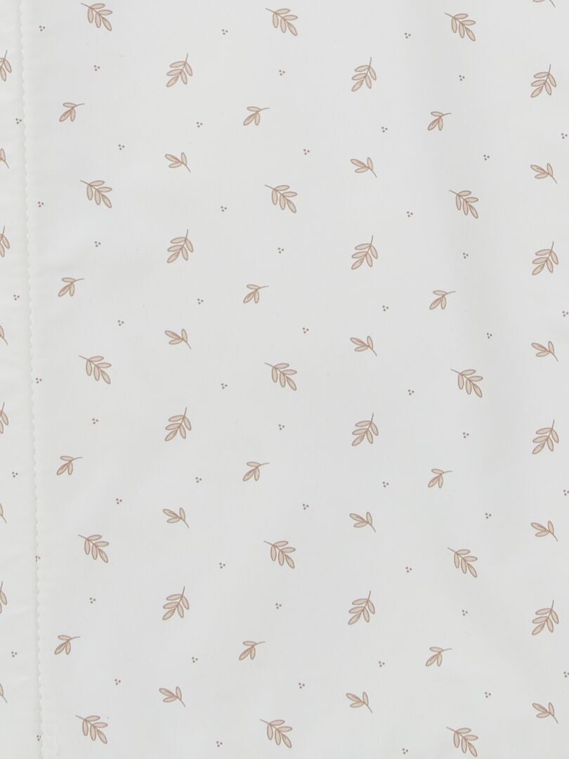 Sac à langer avec tapis et attache poussette - Blanc - Kiabi - 28.00€