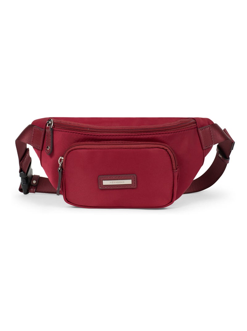 Sac banane AXELLE - Rouge carmin - Femme - 39.00€ - Kiabi