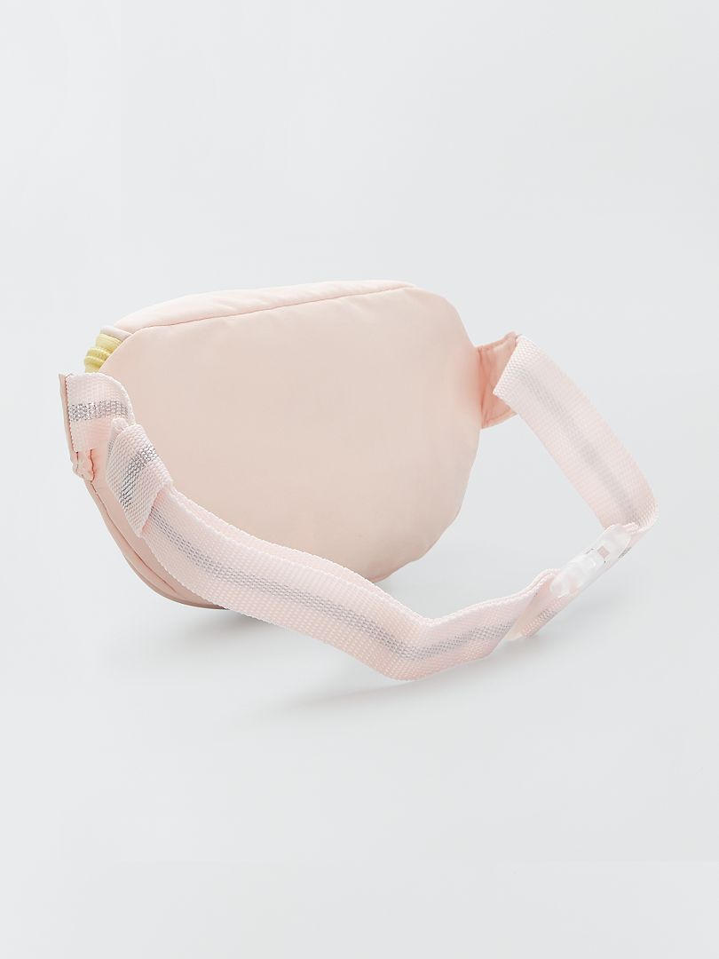 Sac banane 'girl power' - rose/jaune - Kiabi - 8.00€