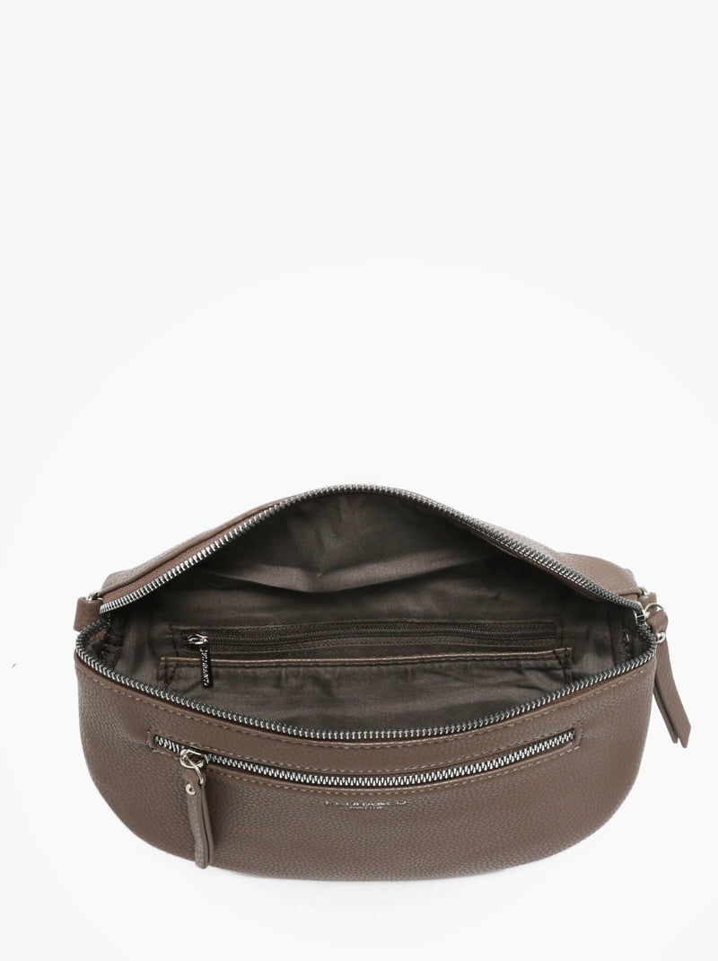 Sac Banane Miniprix Toile Enduite - Marron havane - Femme - 19.90€ - Kiabi