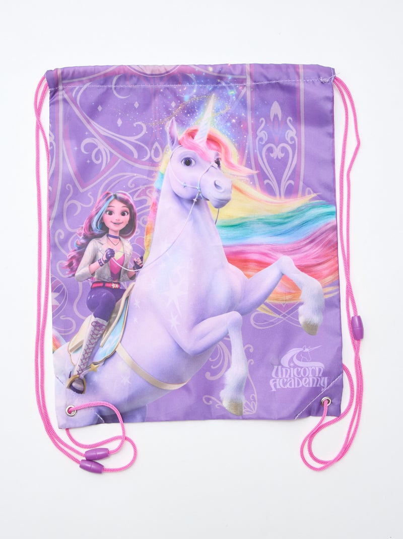Sac de piscine 'Unicorn Academy' - Rose - Fille - 1.80€ - Kiabi