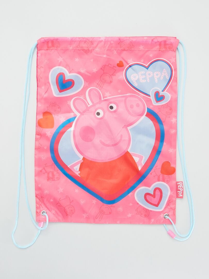 Sac piscine 'Peppa Pig' - rose - Kiabi - 2.40€