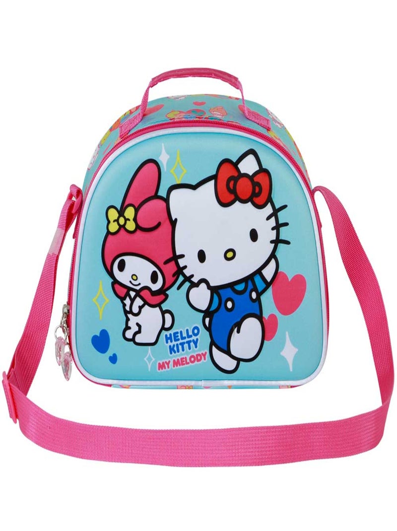 Sac Repas 3D - Hello Kitty Friendship - Bleu - Taille Unique - Bleu ...