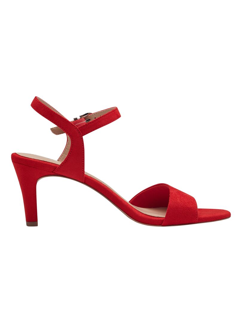 Sandales à Talon Cuir Tamaris Touch-It - Rouge - Kiabi - 49.90€