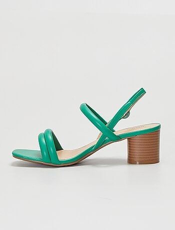 Sandales à talons femme, sandales compensées & plateforme - Kiabi