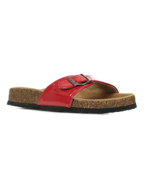 Sandales femme rouge