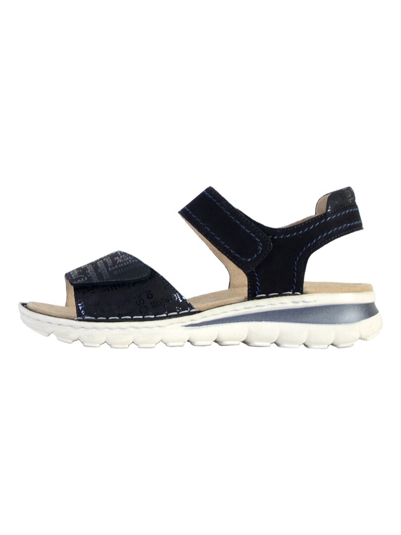 Sandales Cuir Ara Metrocalf - Noir - Kiabi - 85.00€